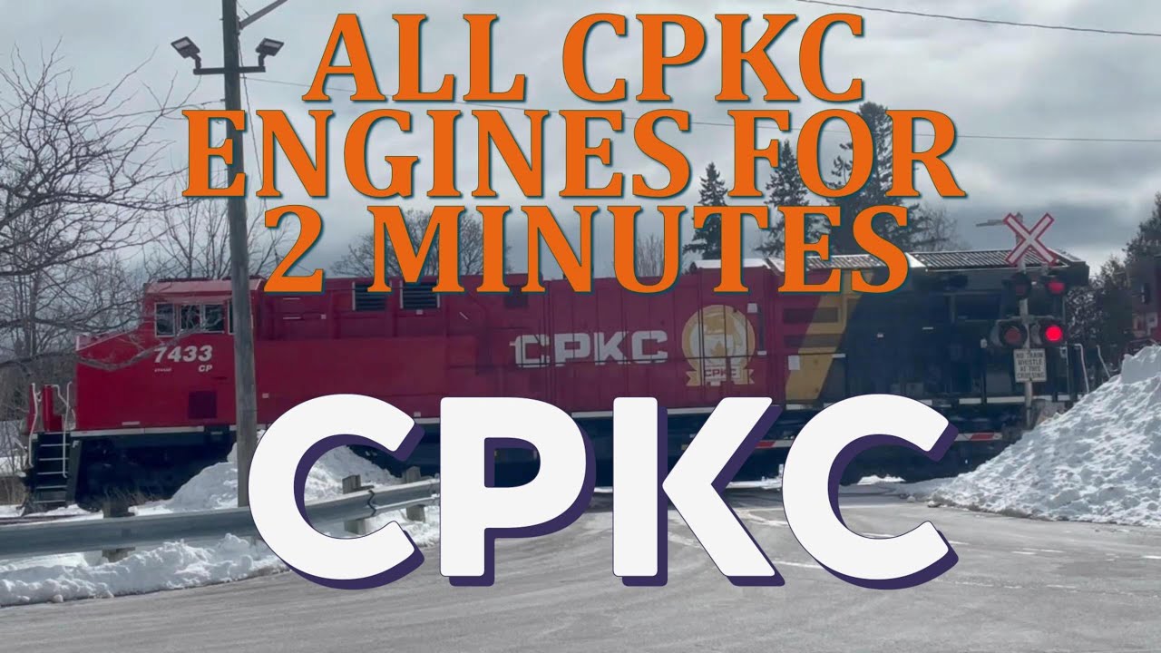 All CPKC ENGINES FOR 2 MINUTES - YouTube