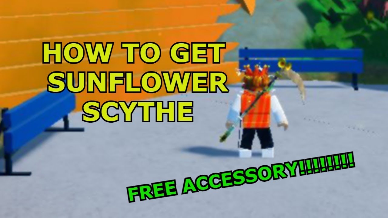 {FREE ACCESSORY} How To Get Sunflower Scythe in 24kGoldn Concert ...