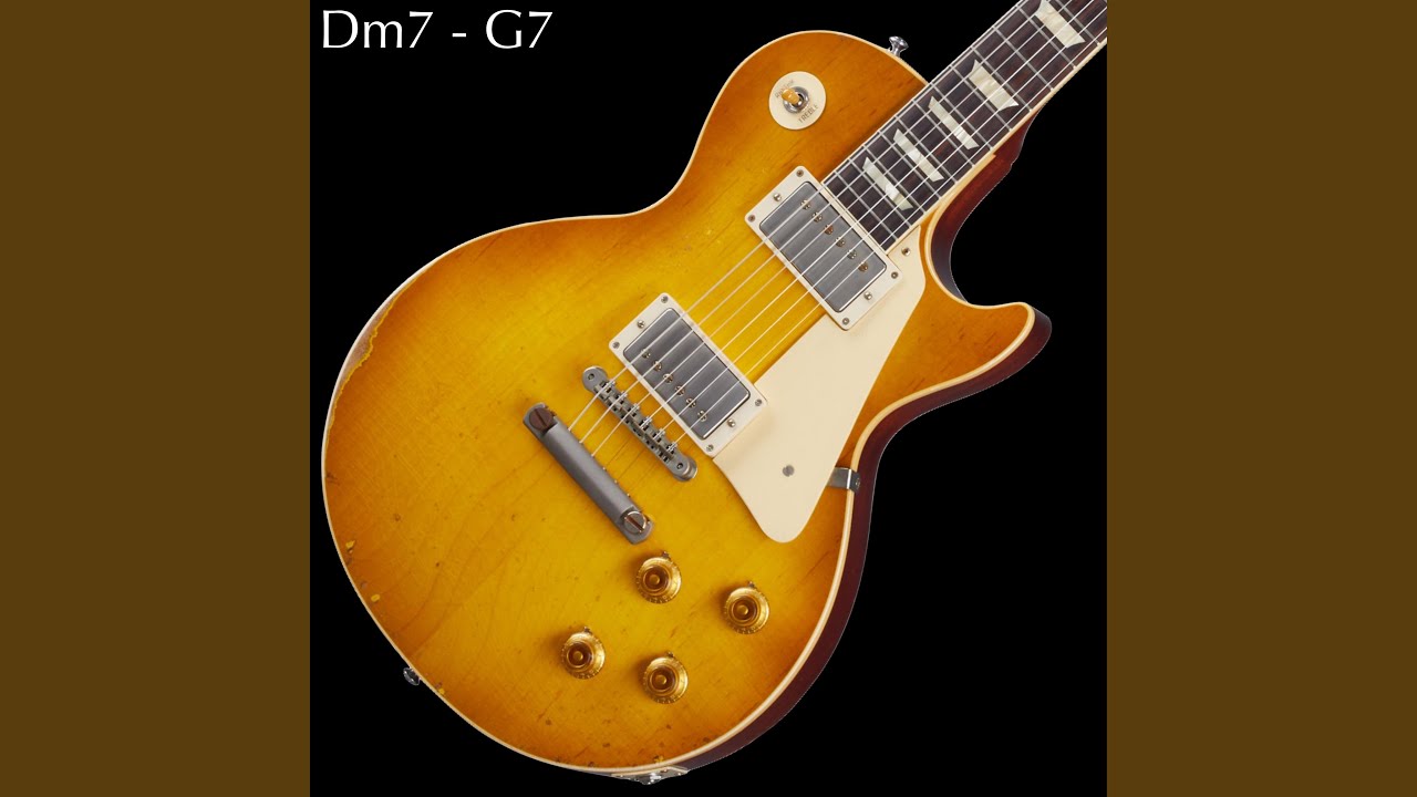Guitar Backing Track Dm7-G7 - YouTube