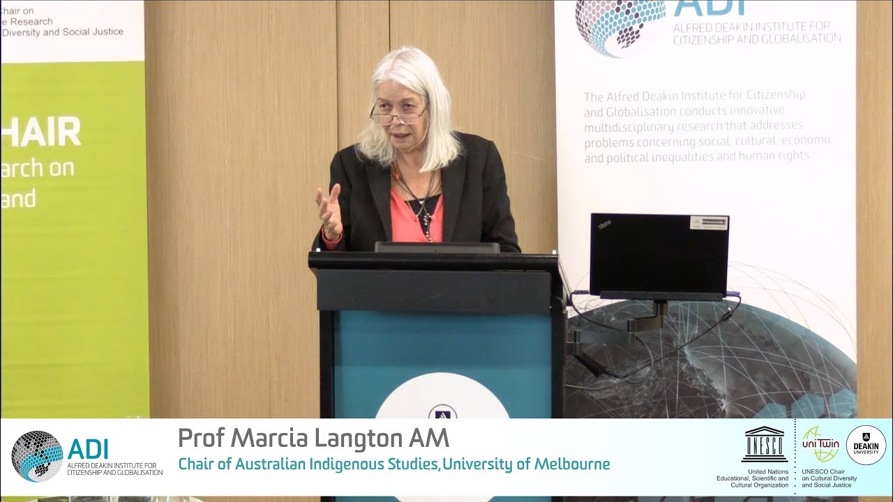 UNESCO Oration 2019 - Prof Marcia Langton AM - YouTube