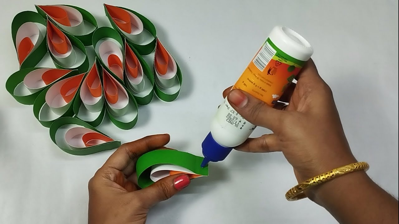 Independence Day Craft | Independence Day Wall Hanging | Tricolor Craft ...