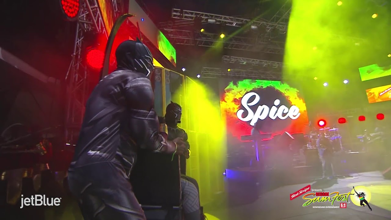 SPICE REGGAE SUMFEST 2018 WAKANDA PERFORMANCE (part 1 of 5) - YouTube