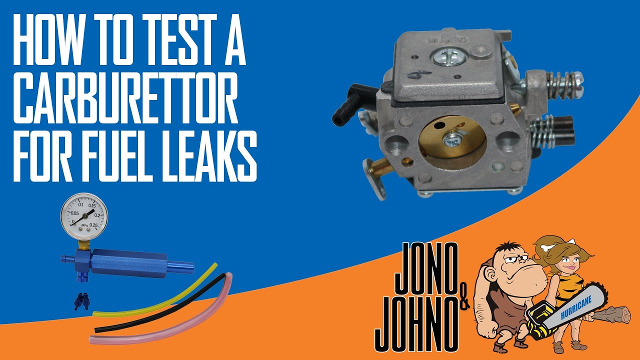 DIY Carburettor Pressure & Fuel Leak Test: Easy and Quick Method | Jono ...