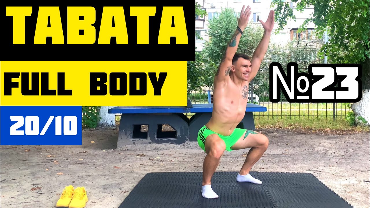 TABATA challenge №23 | HIIT home workout | Full body training at home ...