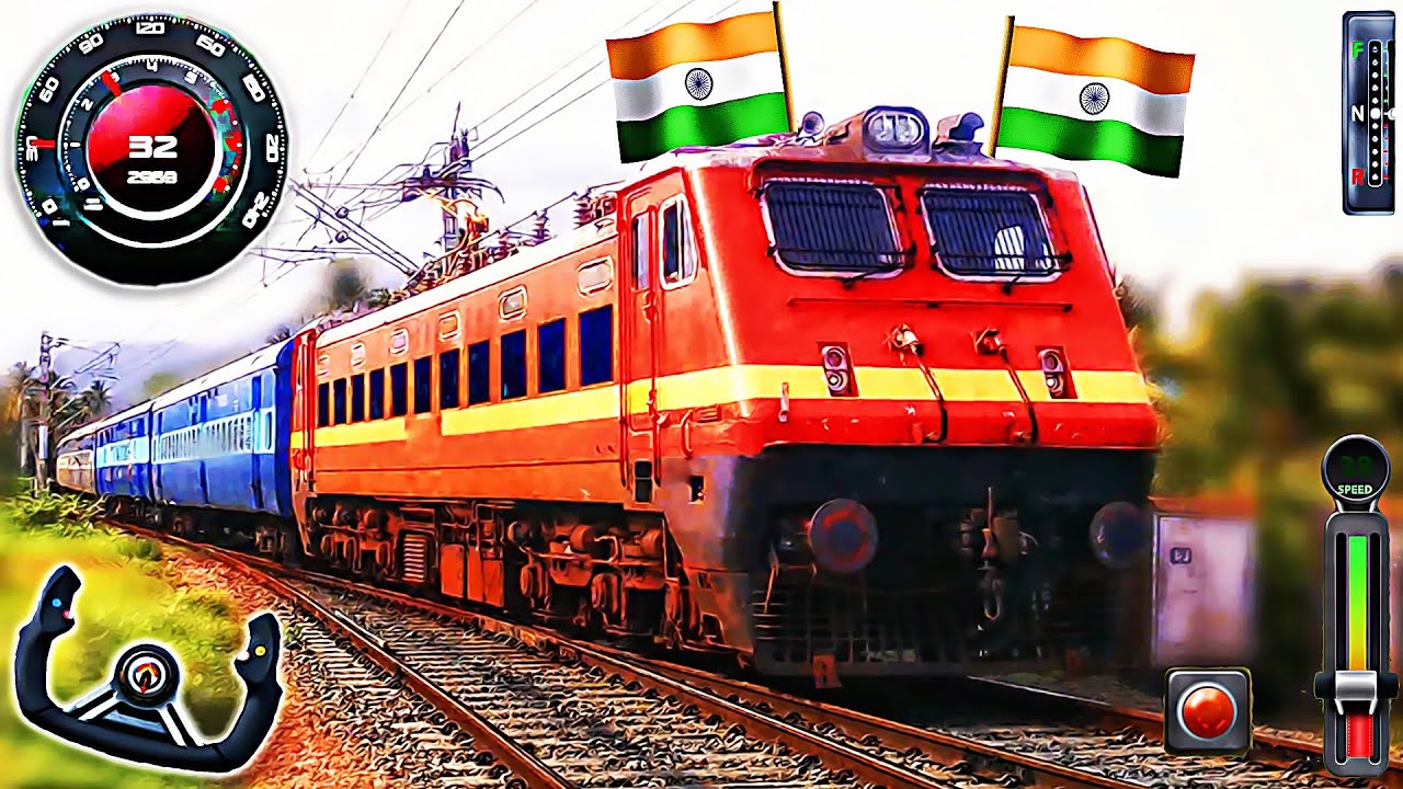 Indian Train Driving Game 3D - City Passenger Train Driver Sim | Android Gameplay - YouTube