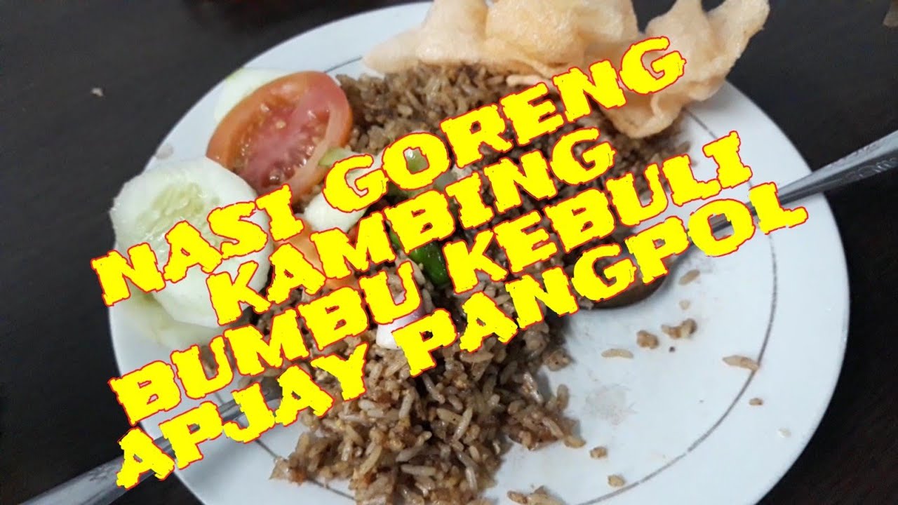 NASI GORENG BUMBU KEBULI APJAY Pak Ivan - YouTube