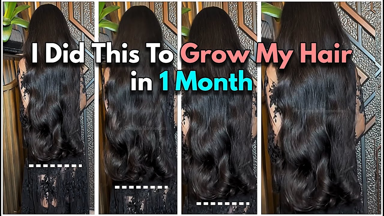 How To Grow Your Hair 3 Inches in 1 Month (Worked For Me) 100% ...