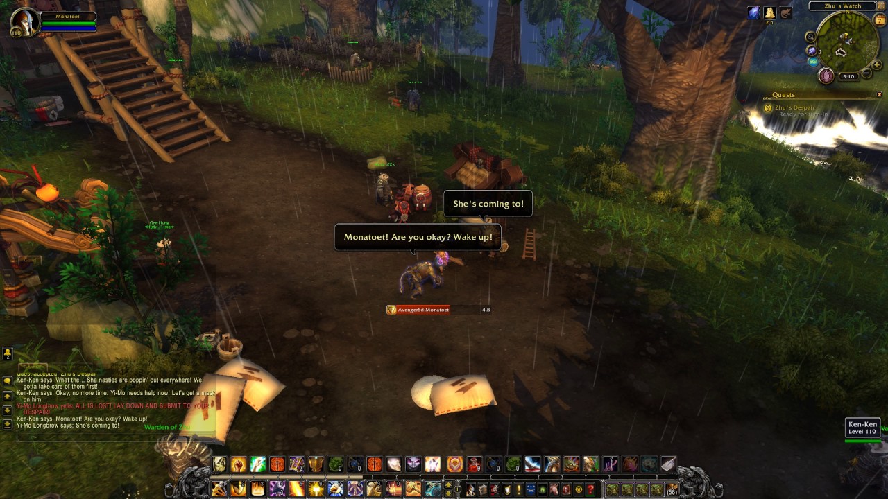 Pandaria Quest 99: Zhu's Despair (WoW, human, Paladin) - YouTube