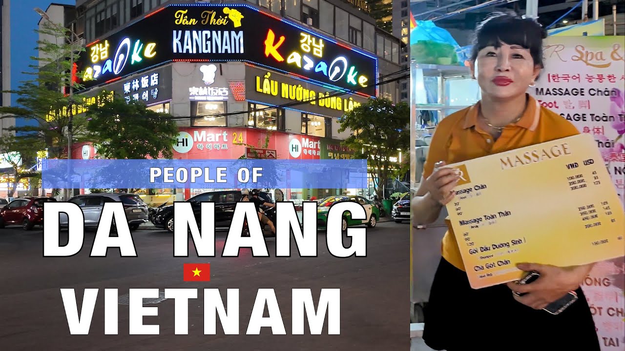 PEOPLE OF DA NANG VIETNAM | City & Beach Walking Tour - YouTube