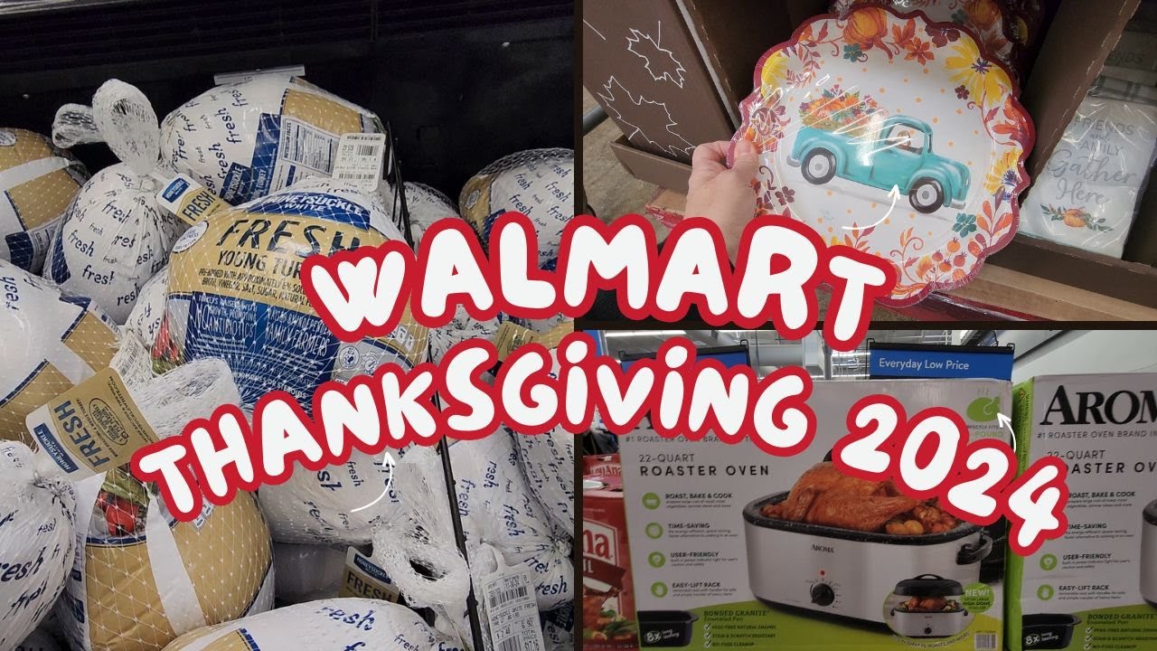 WALMART THANKSGIVING DAY NECESSITIES & GREAT FINDS 2024 - YouTube