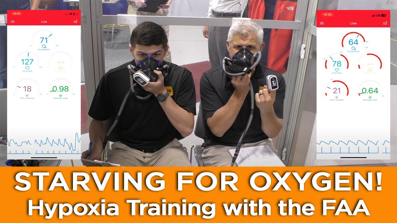 STARVING for OXYGEN - Hypoxia Training with the FAA - YouTube