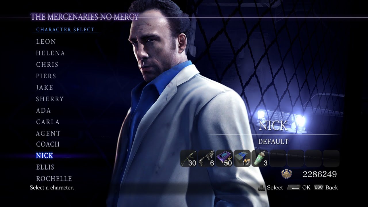 Resident Evil 6 The Mercenaries Nick Liquid Fire No Mercy Full Combo ...