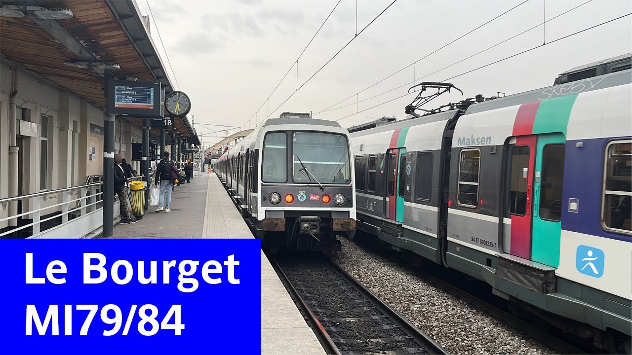 [RER B] Le Bourget - MI79 + MI84 - YouTube