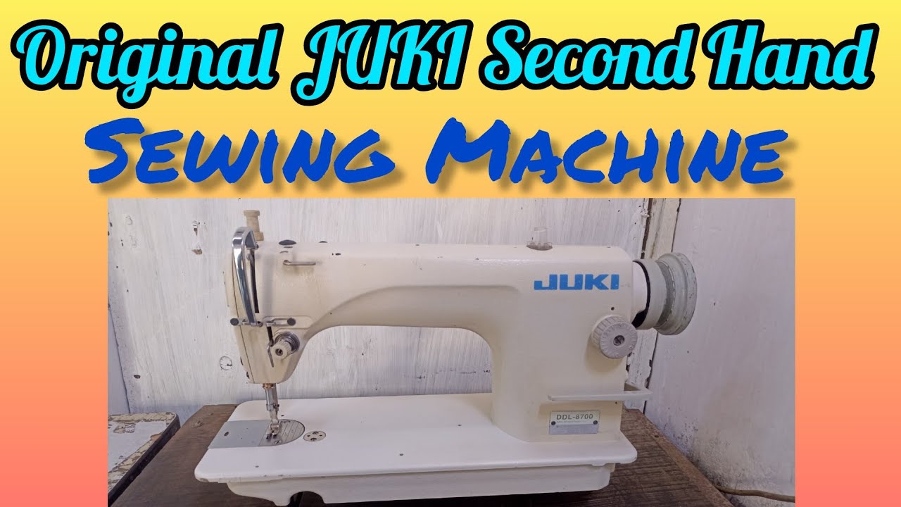 Single Needal original Juki Second Hand Sewing Machine - YouTube