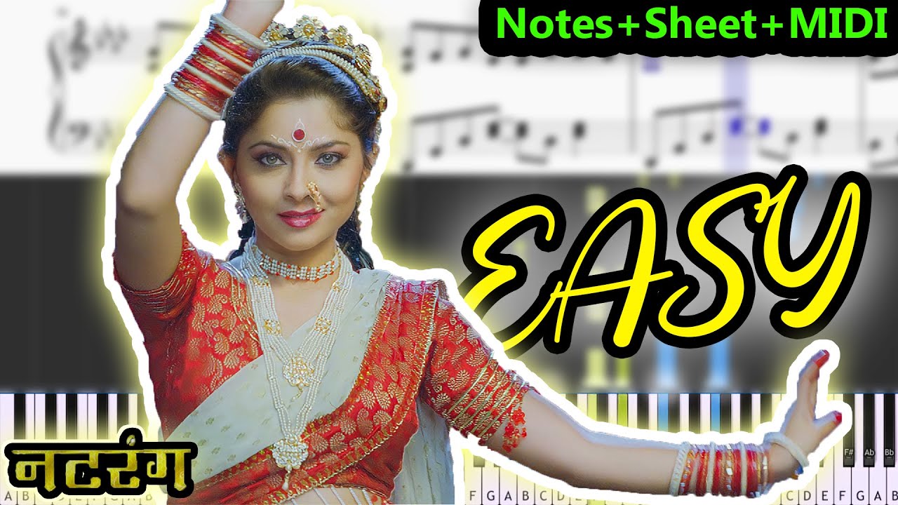 Apsara Aali - Ajay Atul - EASY Piano Tutorial - Notes+Sheet+MIDI - YouTube