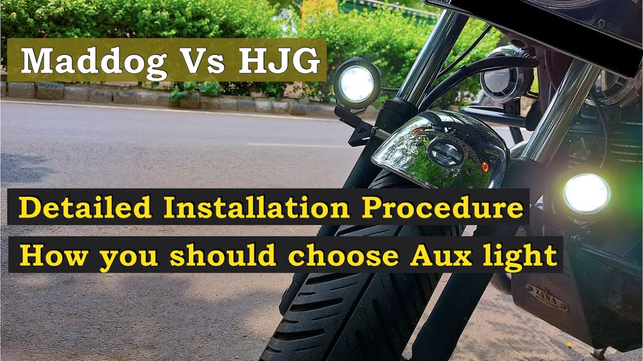 Maddog Scout X Auxiliary Light Review | Maddog vs HJG | Installation ...