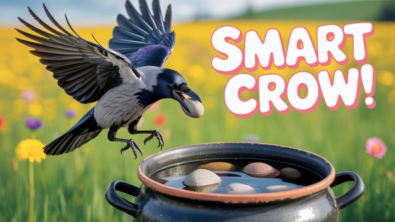 The Thirsty Crow | CROW'S FUN STORY FOR KIDS | WILL Power Wins| IS ...