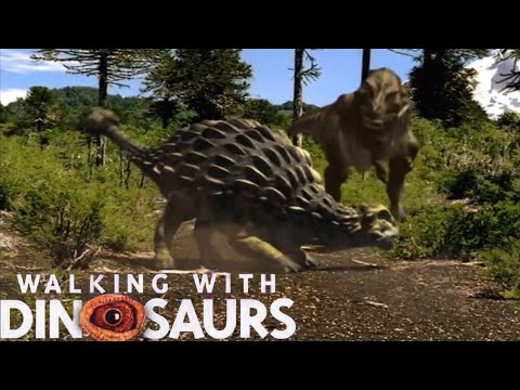 T rex vs Ankylosaurus, Walking With Dinosaurs (1999) 