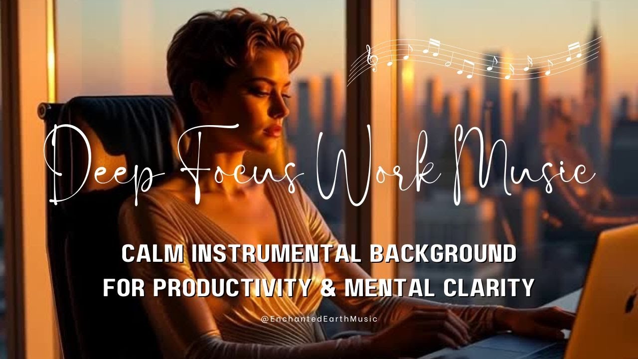 Deep Focus Work Music | Calm Instrumental Background for Productivity ...