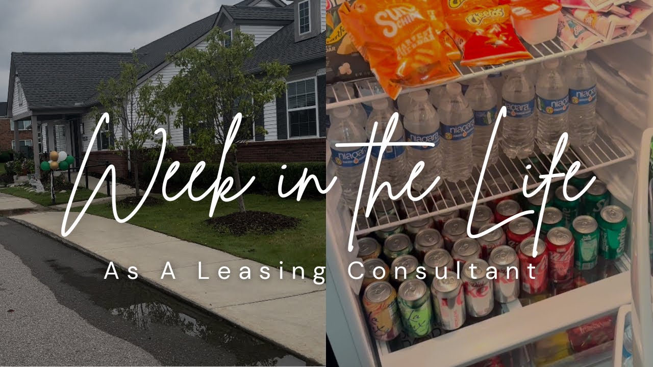Week in the Life of a Leasing Agent | VLOG - YouTube