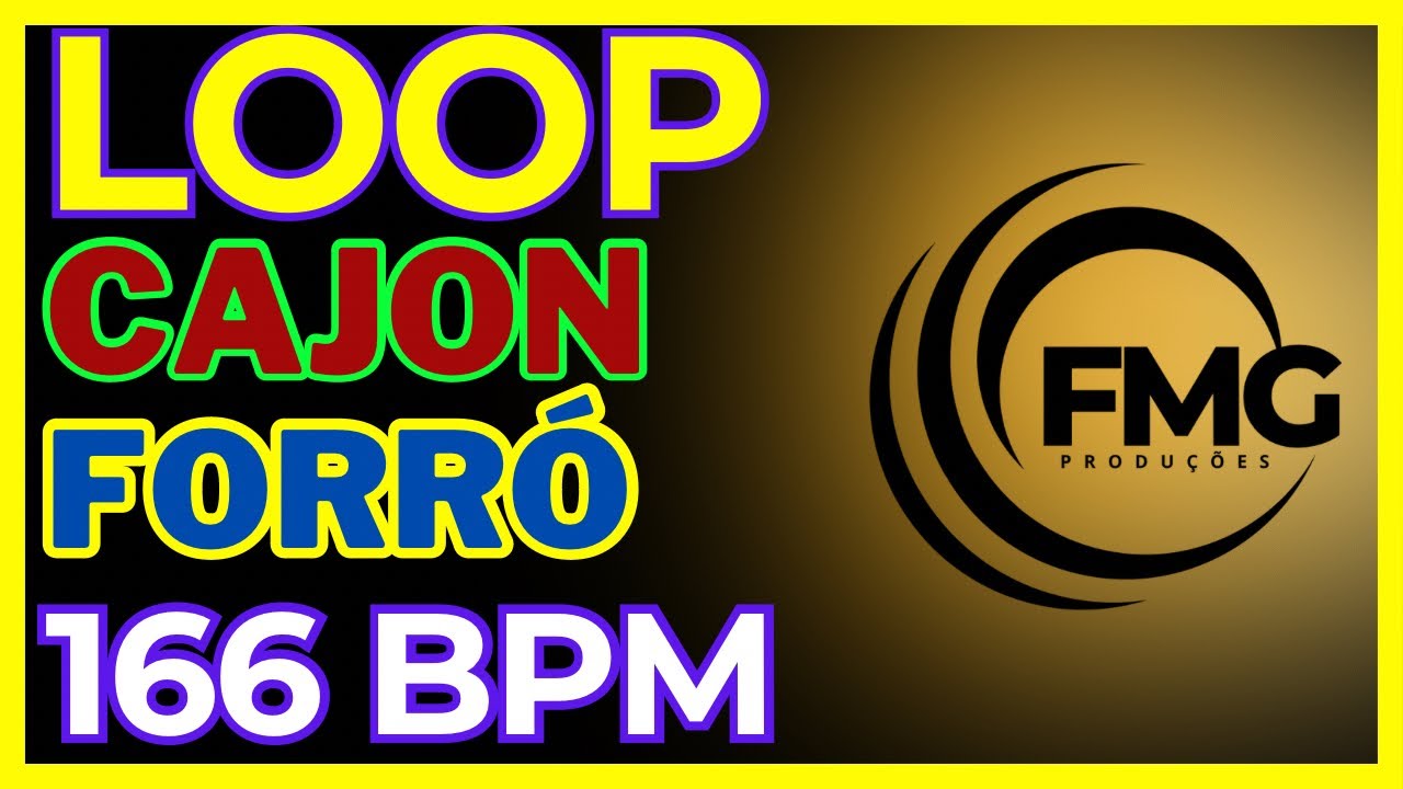 LOOP CAJON - FORRÓ ROMANTICO - 166 BPM - YouTube