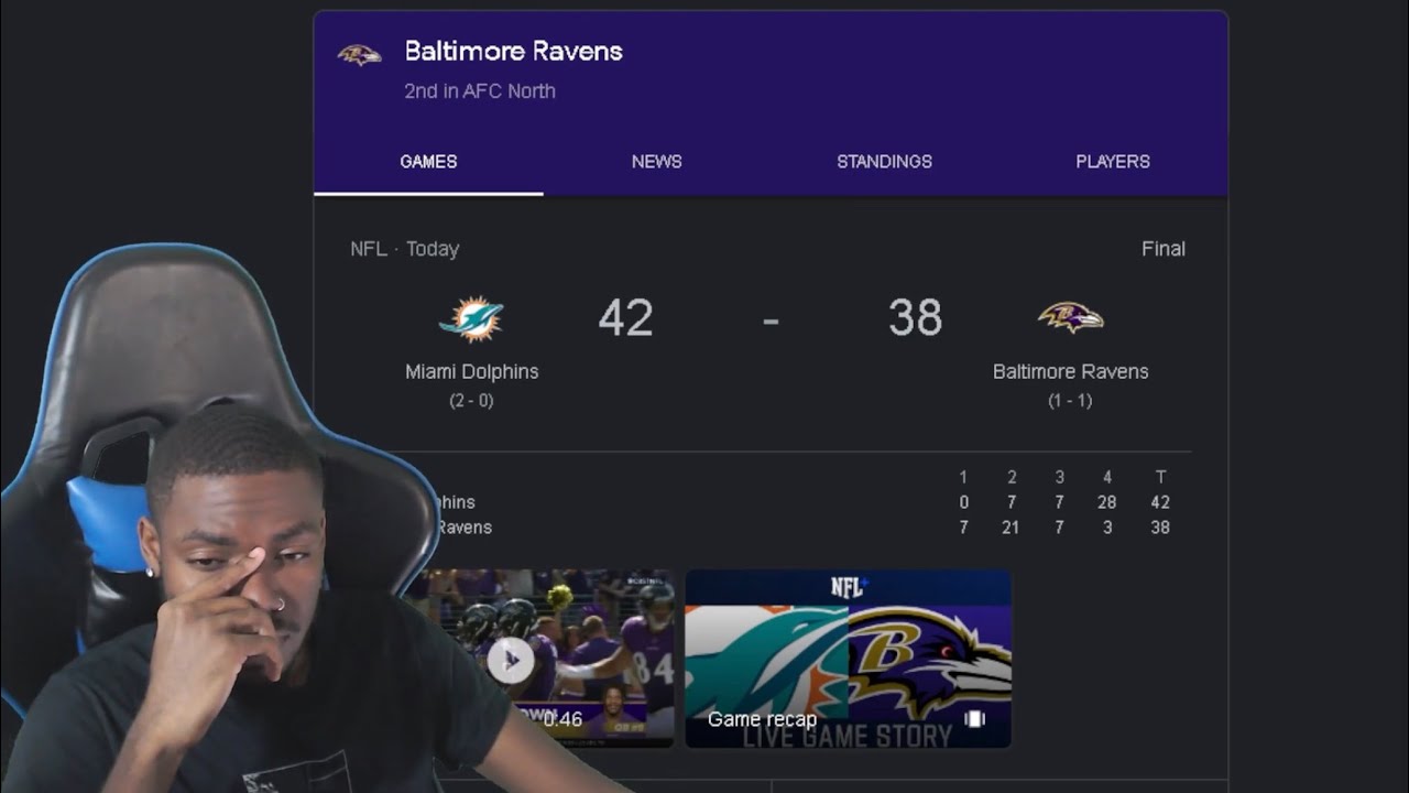 RAVENS VS DOLPHINS WEEK 2 RECAP!! WHAT THE F*CK!!! (Rant) - YouTube
