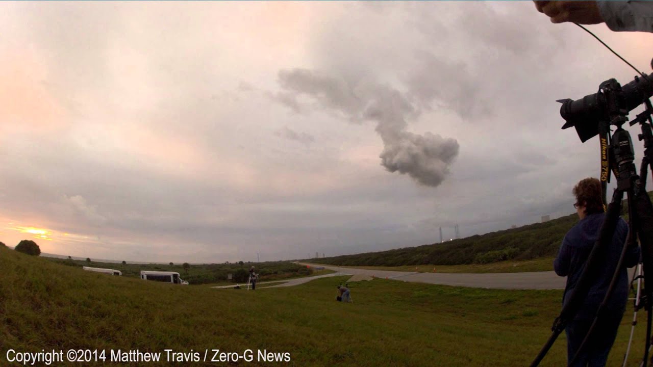 GoPro Hero 2 At Press Site Captures Launch Of NASA's Orion EFT-1 On ...