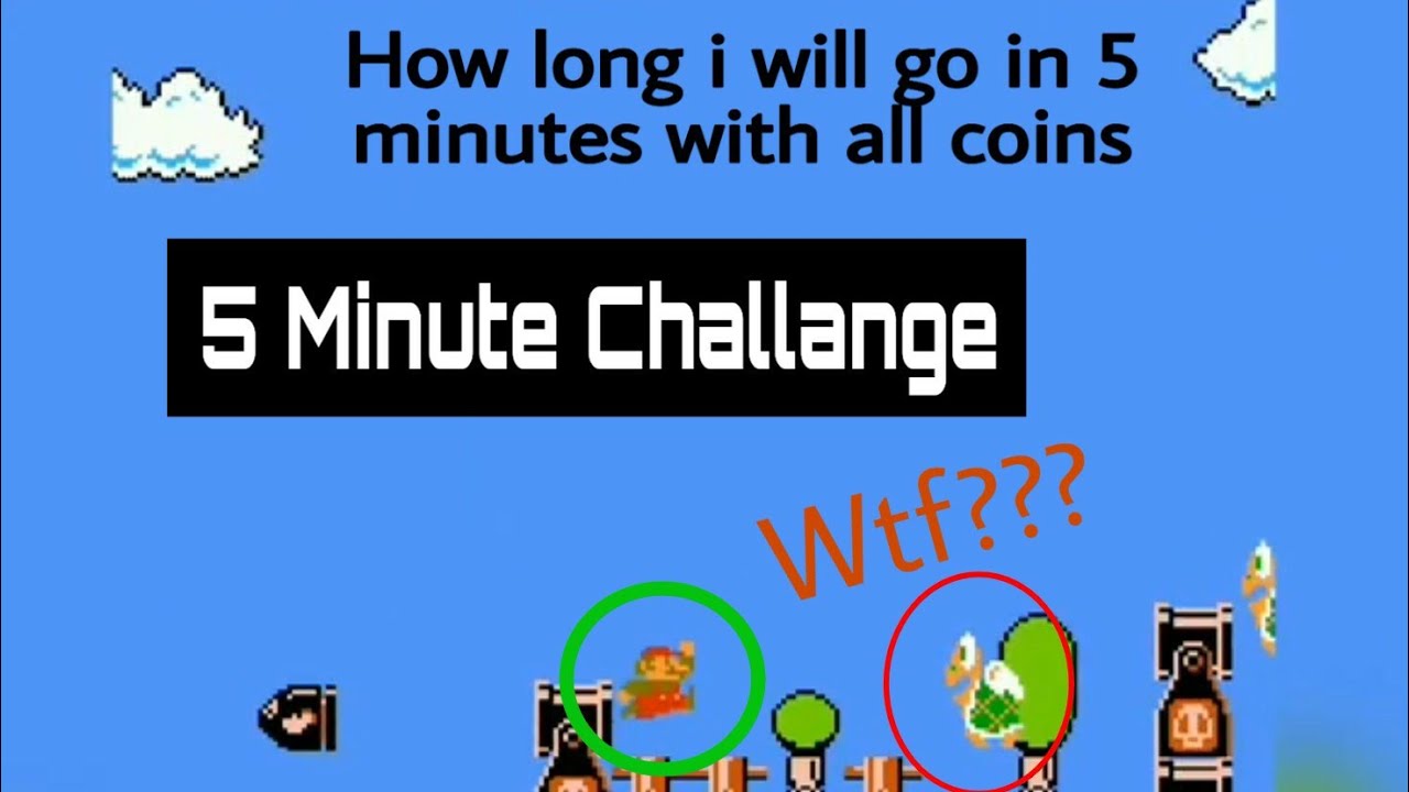 Super Mario 5-minute challange - YouTube