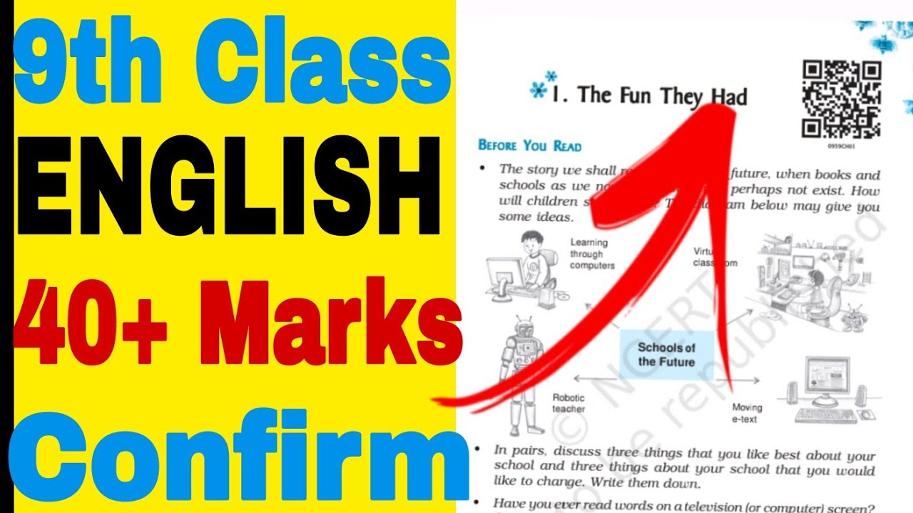 9th class English most imp. 40+ marks confirm for mp board final exams ...