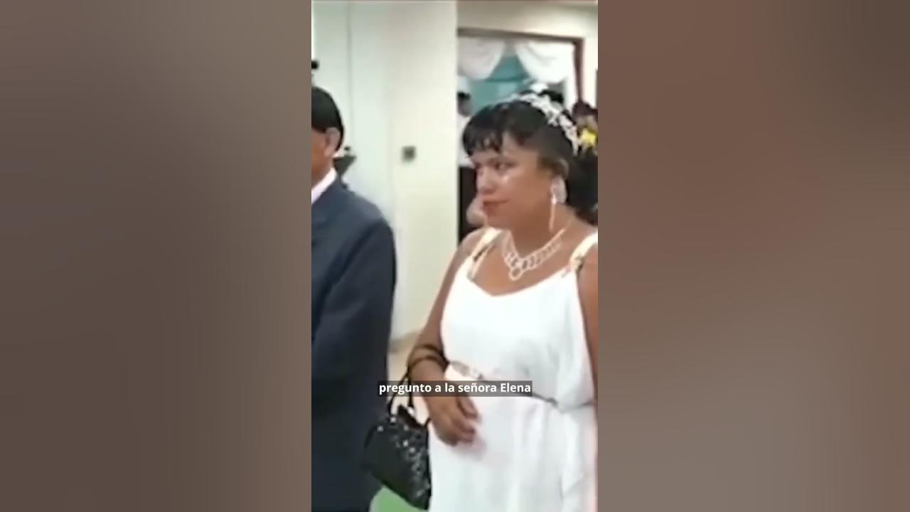 'Perdónenme todos, no acepto': novia se arrepiente en plena boda y sale huyendo - YouTube