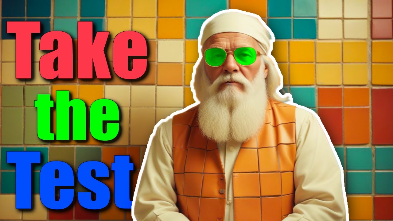 Colorblind Taking Colorblind Test - YouTube