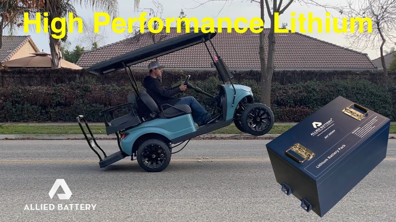 High Performance Lithium: Allied 48v 105ah Installation - YouTube