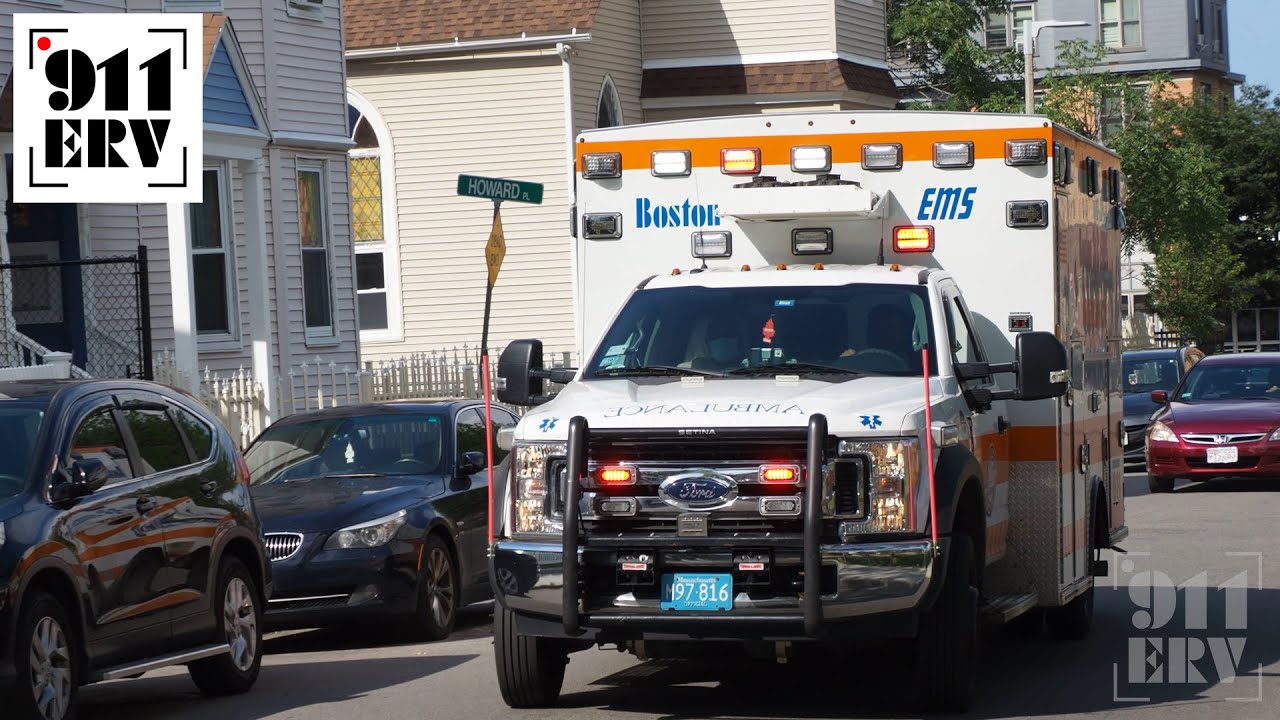 Boston EMS Responding | Spare Ambulance - YouTube
