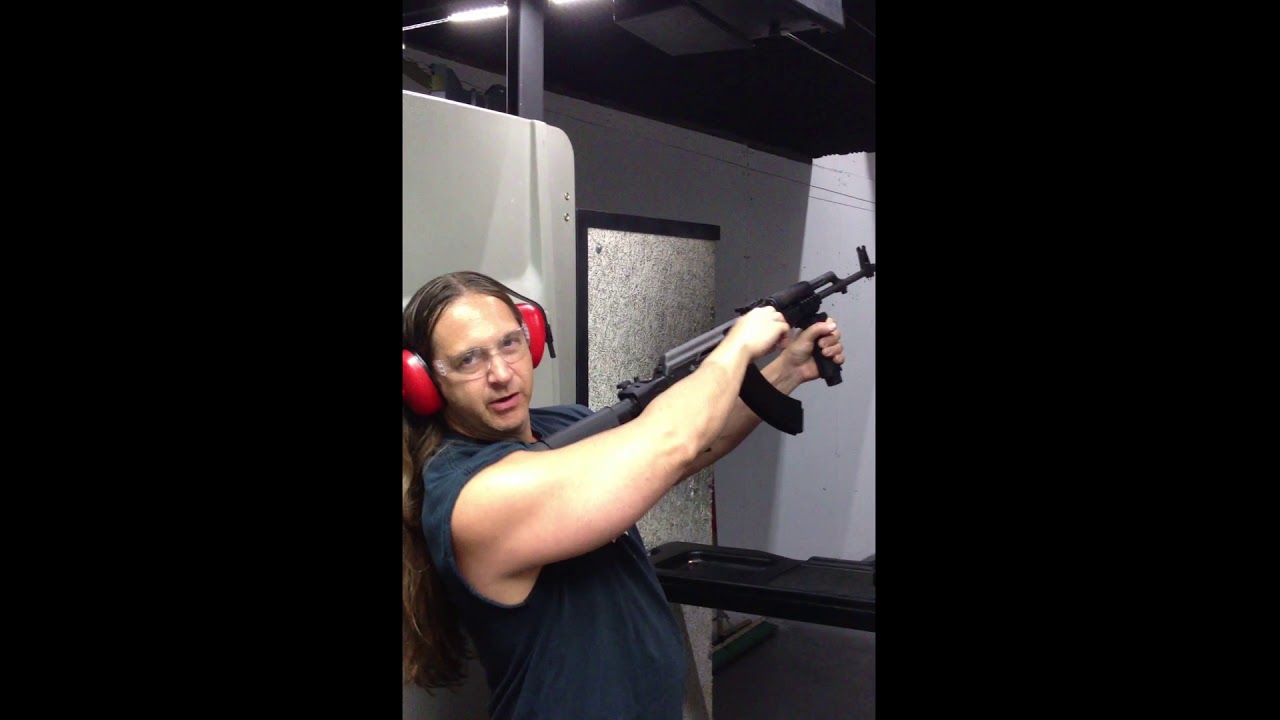 Shooting the AK47 - YouTube