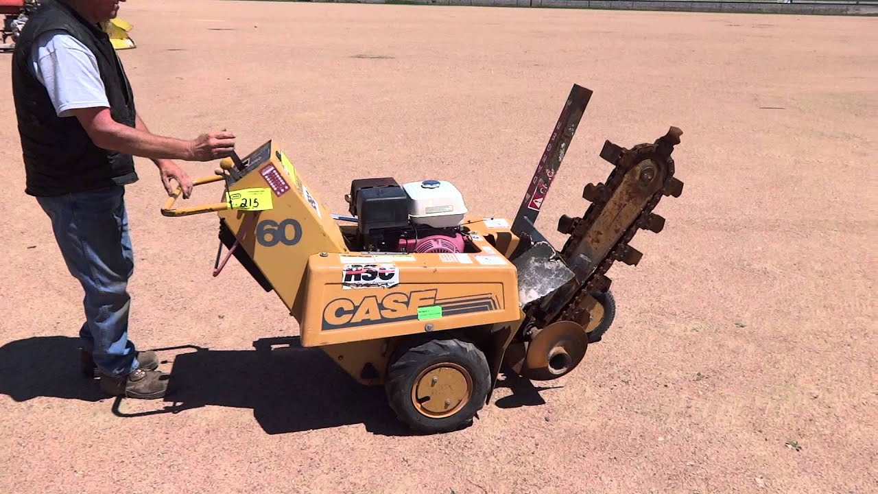 Case 60 Trencher - YouTube