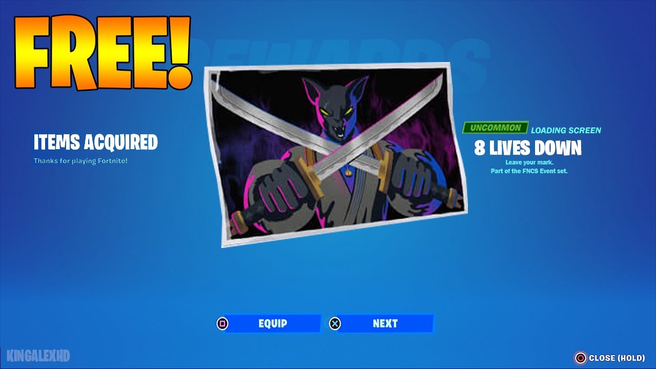 How to Get 8 Lives Down Loading Screen REWARDS For FREE in Fortnite ...