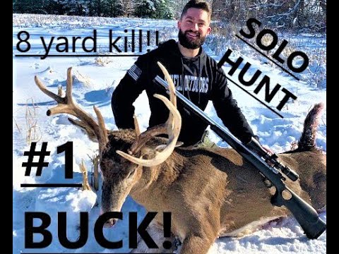 Big buck kill up close! Self filmed late season muzzleloader hunt ...