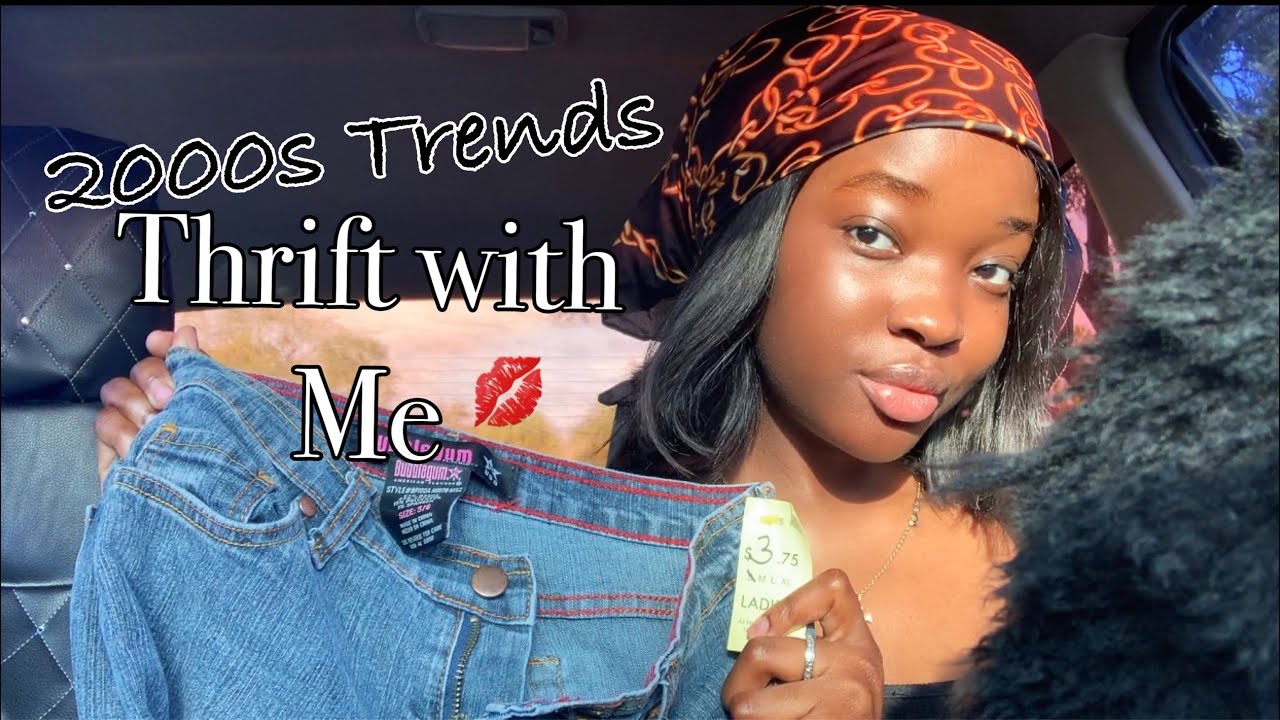THRIFT WITH ME // Early 2000s Trends // Vlogmas Day 11 - YouTube