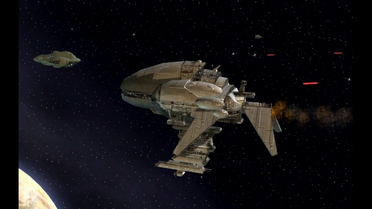 Corellian Star Destroyers in Battle - YouTube