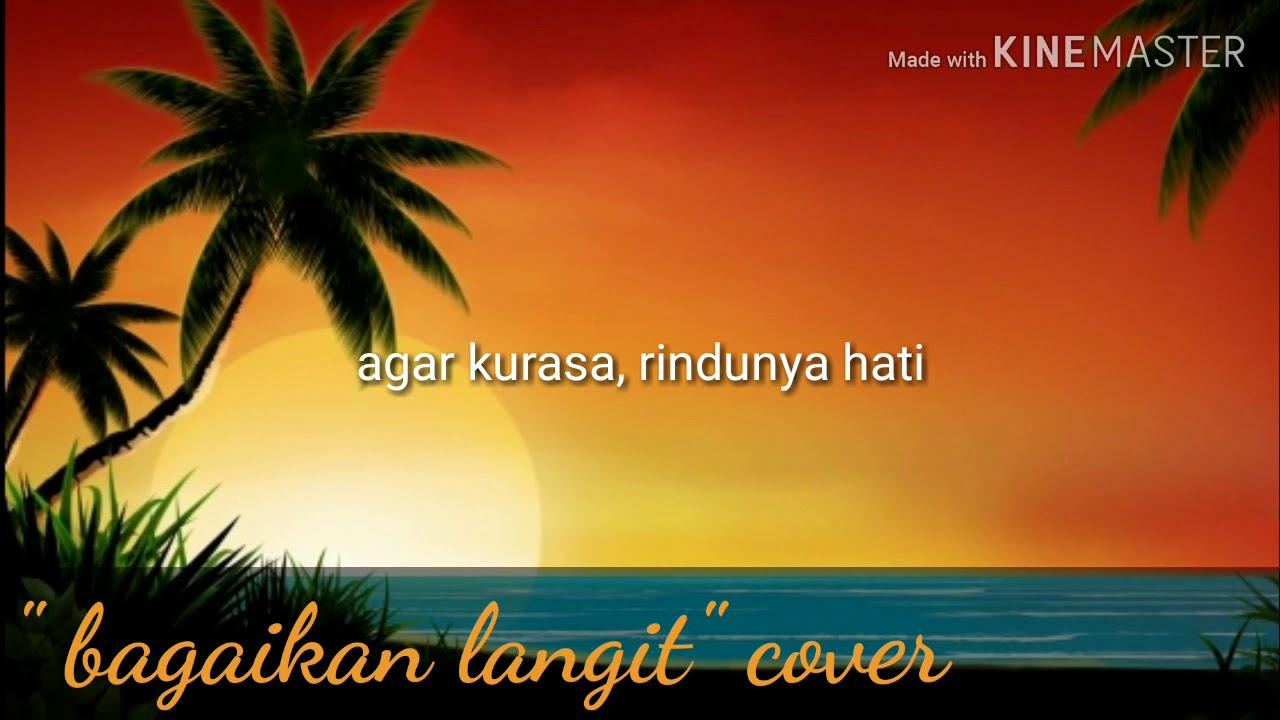 lirik lagu bagaikan langit #potret - YouTube