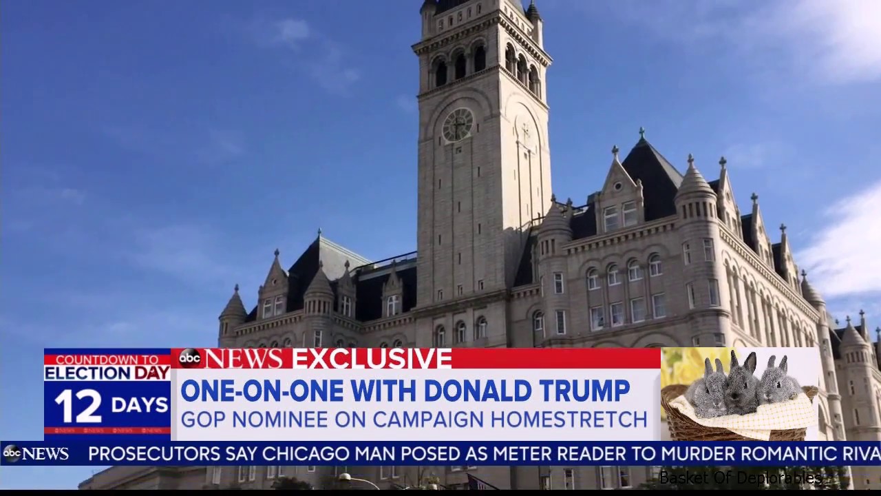 Donald Trump Interview on (GMA) Good Morning America at The Trump Hotel ...