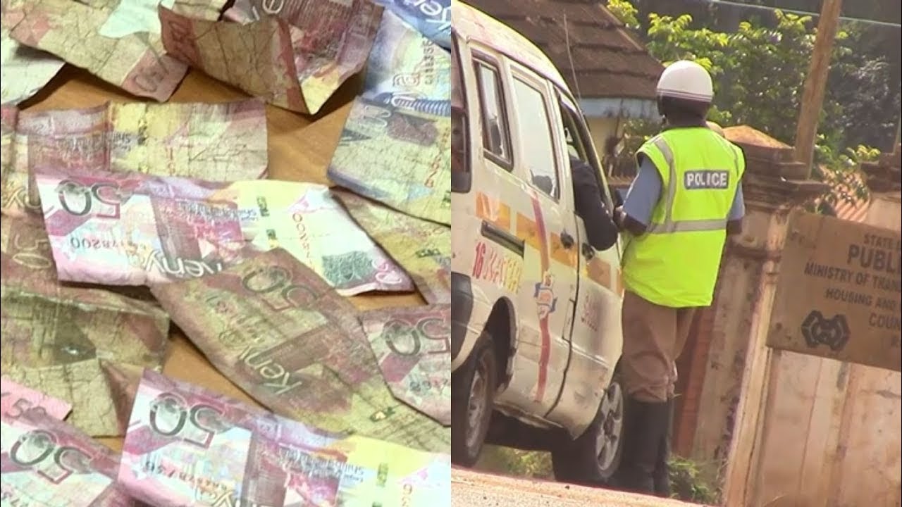 Traffic police officer arrested while collecting bribes from motorists ...