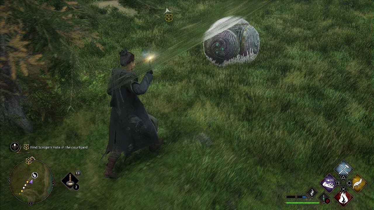 Hogwarts Legacy - Merlin's Quest Giant Rock near Lower Hogsfield - YouTube