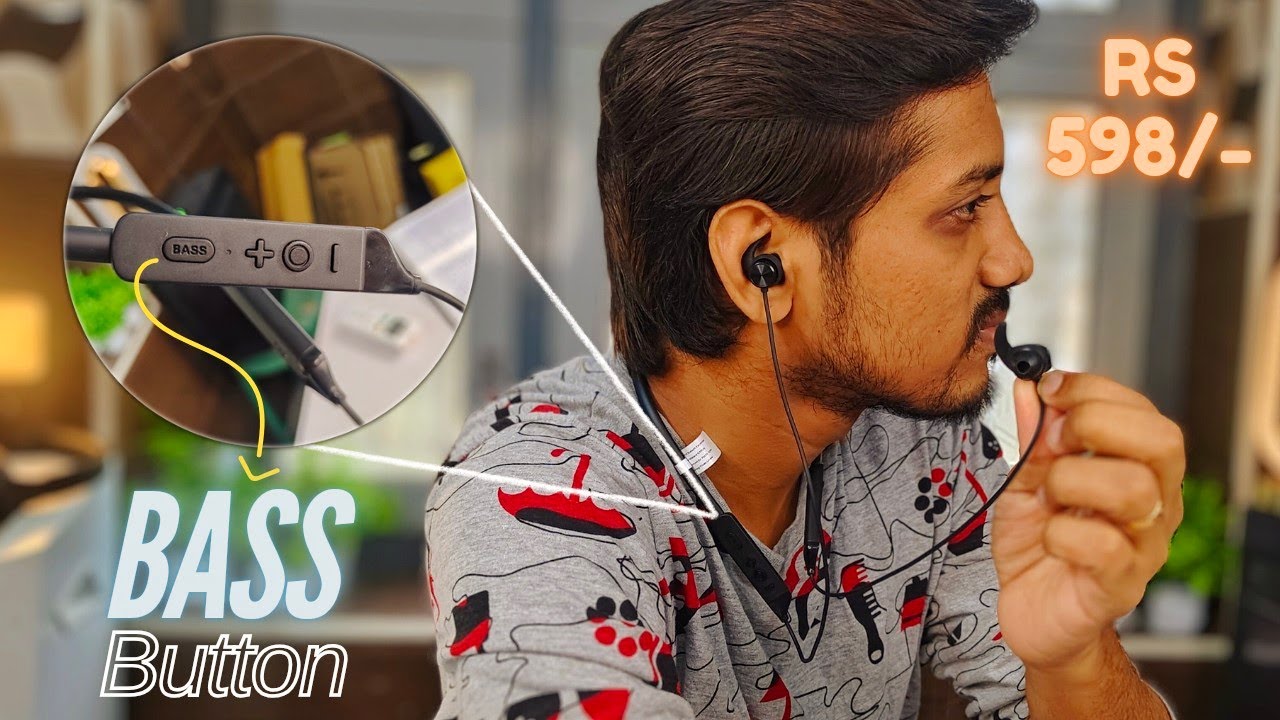 Bass Control பண்ண தனி Button இருக்கு! 🤓🤩 Best Neckband for 500rs 💥🔥 ...