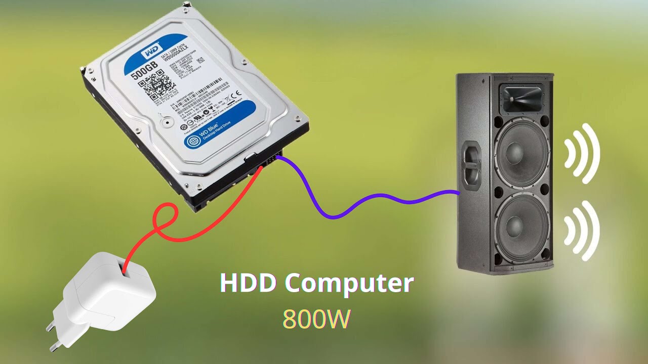 DIY Powerful Ultra Bass Amplifier From Computer HDD, No IC, Simple ...