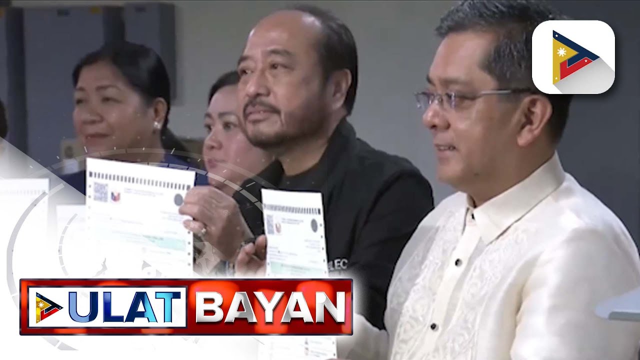Pag-iimprenta ng mga balota para sa BARMM parliamentary elections ...
