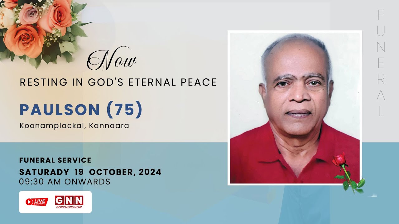 PAULSON (75) || HOME GOING SERVICE || 19 OCTOBER 2024 - YouTube