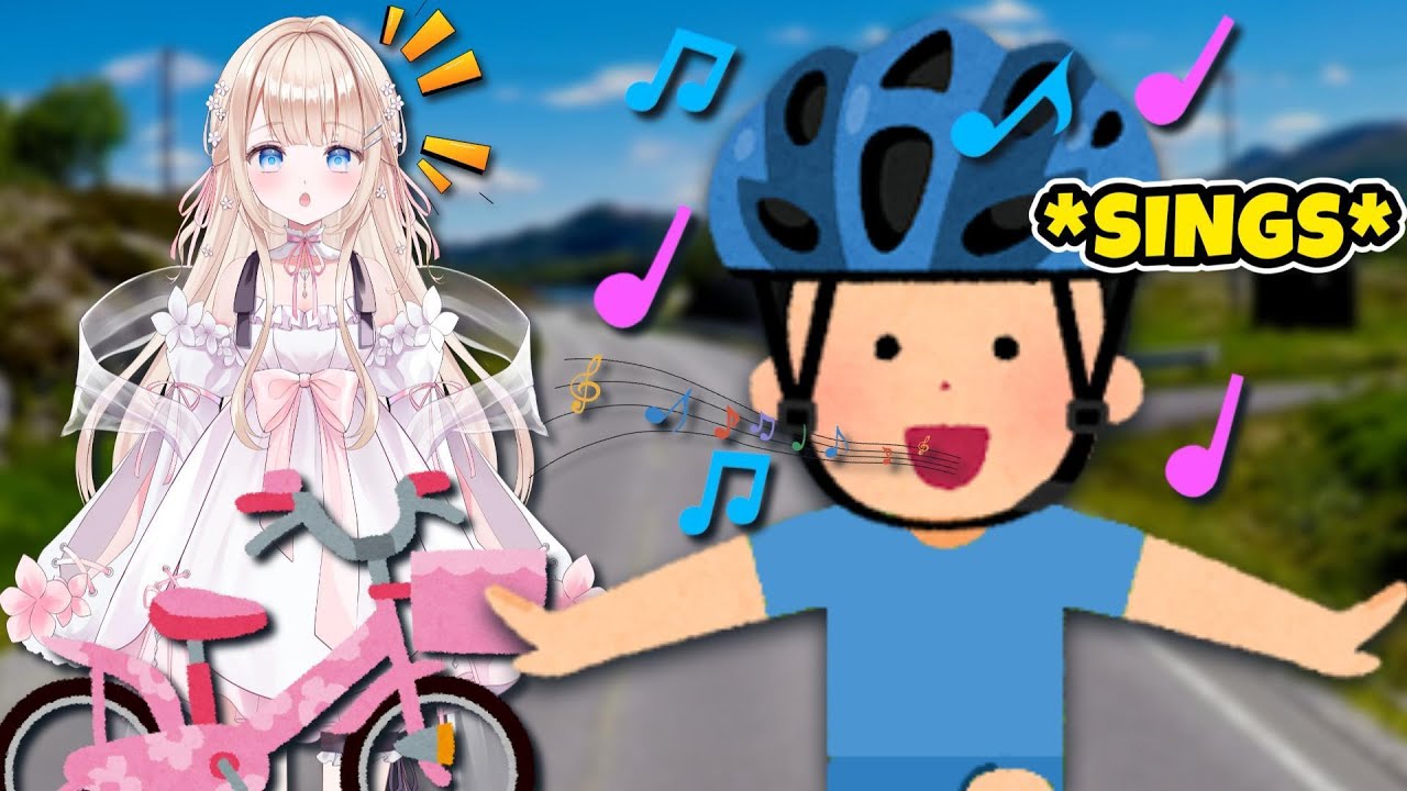 Peo Gets a Surprise Performance From a Passing Cyclist! - YouTube