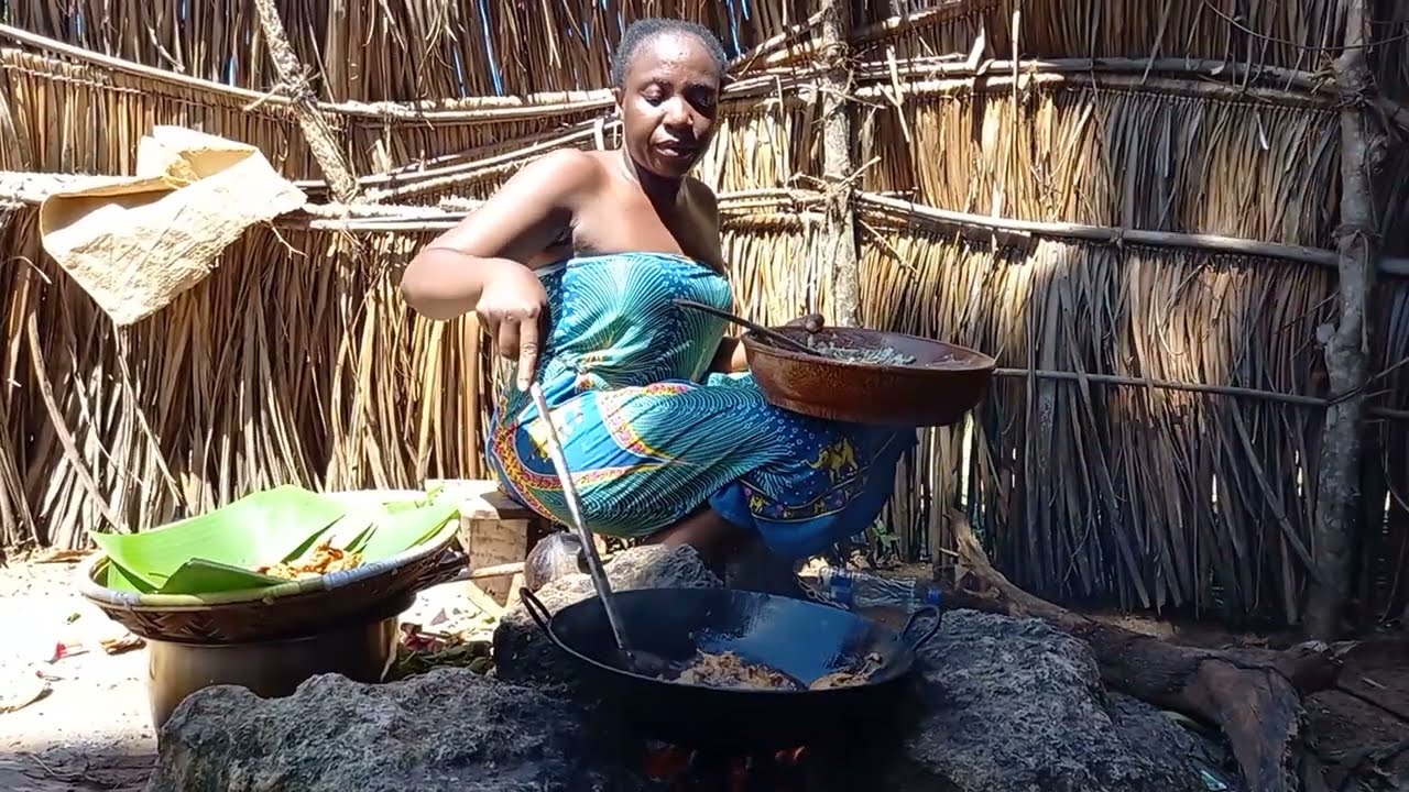 How to Cook Delicious Traditional Vegetables for Lunch//African Village ...