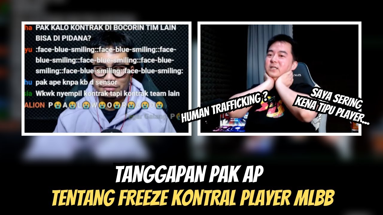 PAK AP SERING KENA TIPU PLAYER ?? TANGGAPAN PAK AP TENTANG FREEZE ...
